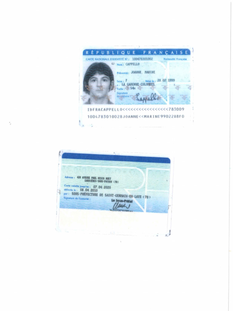 Carte D'identit | PDF