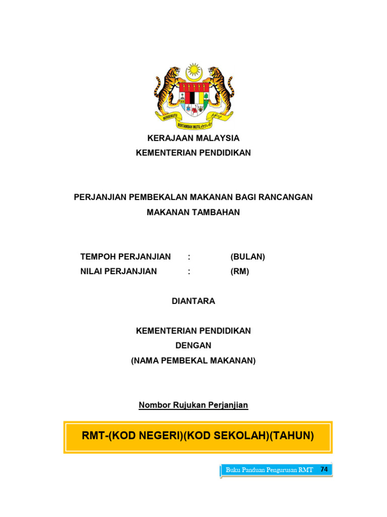 Perjanjian RMT | PDF