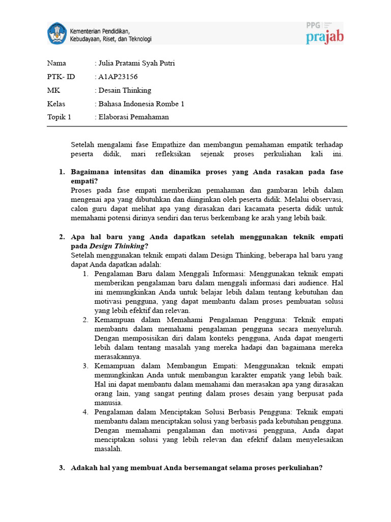 Eksplorasi Konsep-Topik 1-DT-Julia Pratami Syah Putri | PDF ...