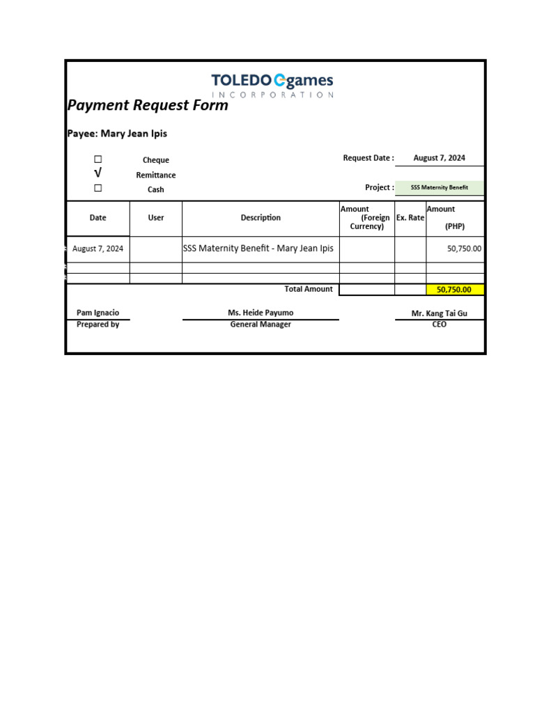 Sss Mat Prf-Cubacub | PDF | Payments | Taxation