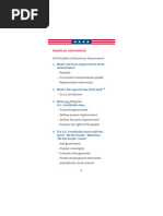 2008 Civics Practice Test USCIS | PDF | The United States | Government