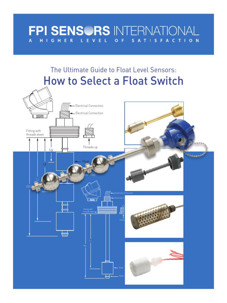 How To Select A Float Switch | PDF | Switch | Liquids