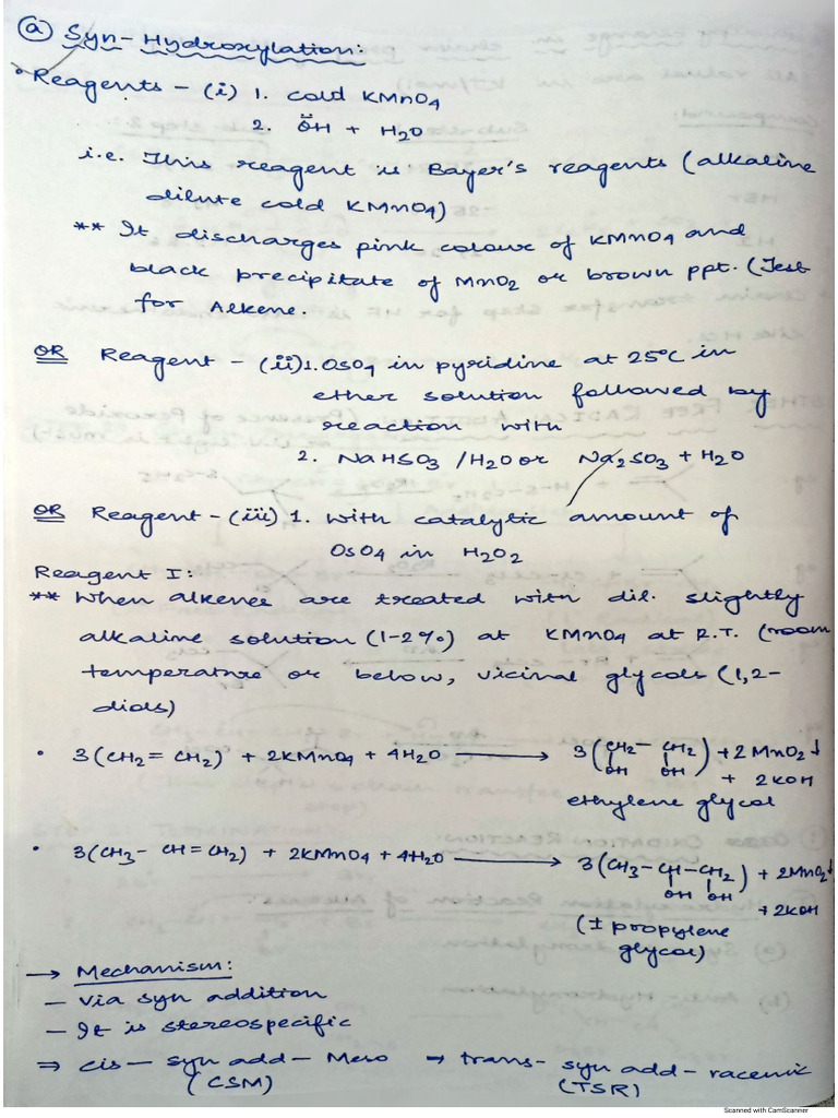 Hydrocarbons-1 ClassNotes | PDF