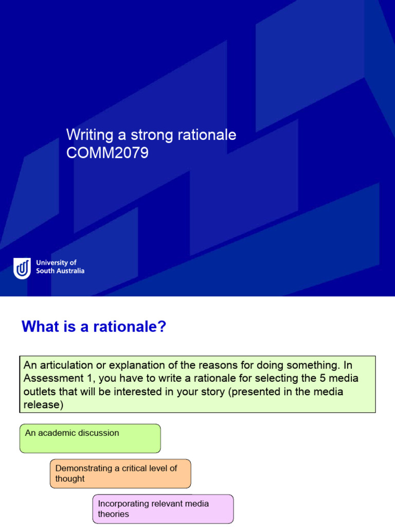 Writing A Strong Rationale | PDF | Mass Media | News