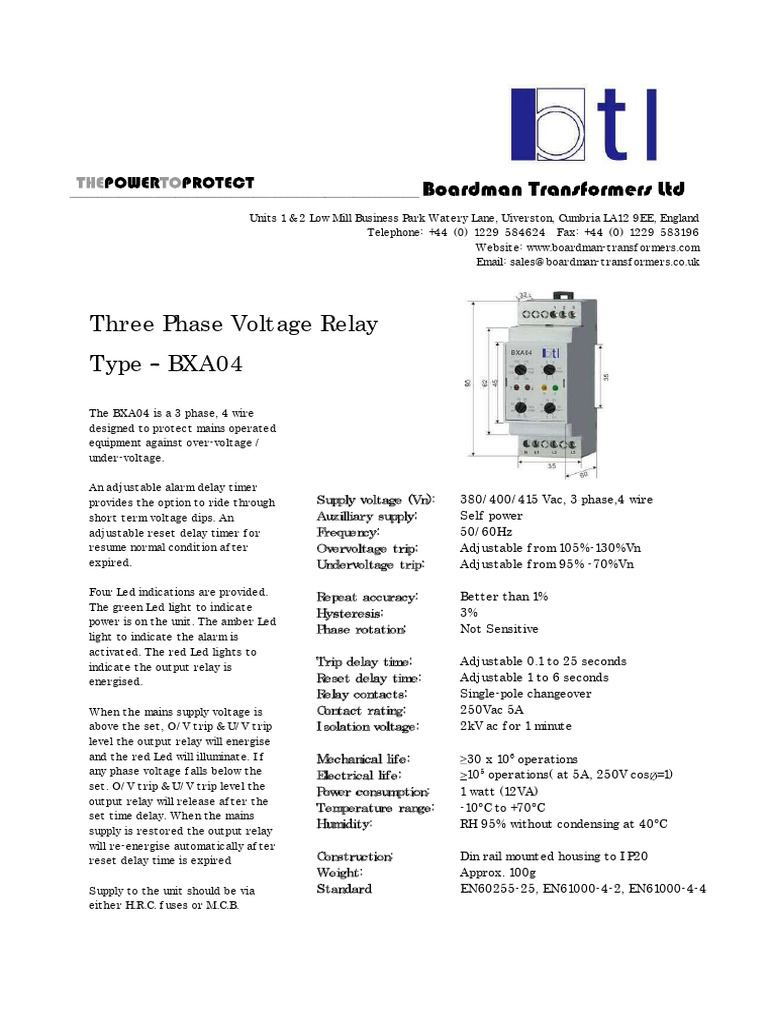 Boardman UV relay | PDF | Relay | Equipment