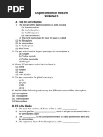 Class 5 Natural Disasters Worksheet | PDF