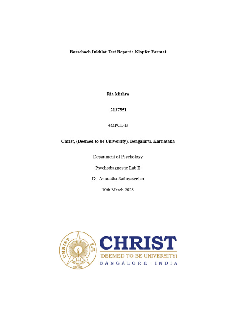 RIBT | PDF