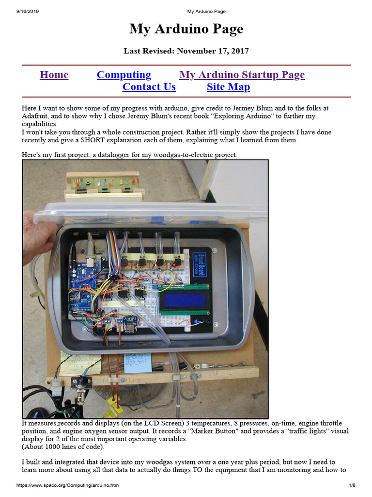 My Arduino Page CDI | PDF | Electricity | Electrical Engineering