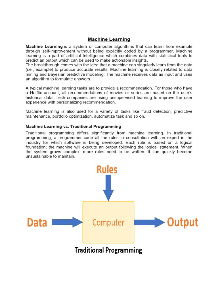 Machine Learning Basics | PDF | Machine Learning | Statistical ... Machine Learning Basics | PDF | Machine Learning | Statistical ...