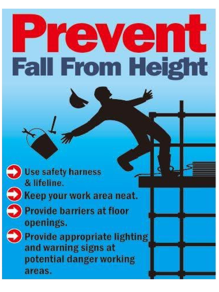 Prevent Fall From Height A3 | PDF