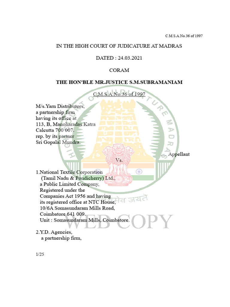 Partnership Firm Rel Check | PDF | Judgment (Law) | Lawsuit