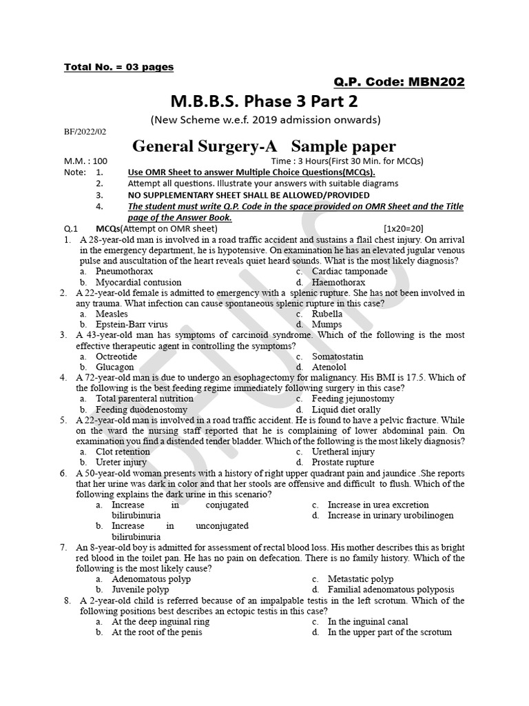 Surgery Paper A Bfuhs v1.0 Jan 18 2024 | PDF | Cancer | Breast Cancer