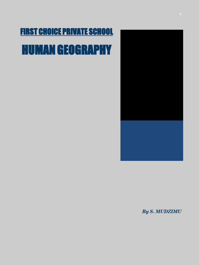 Human Geography Module | PDF | Urbanization | Human Migration