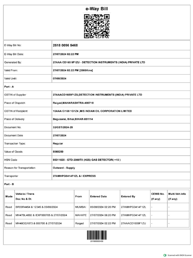 POS E-Way Bill System | PDF