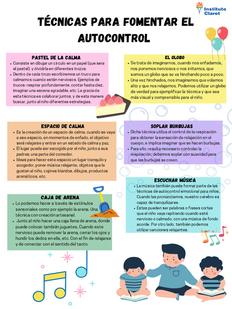 Técnicas-para-fomentar-el-autocontrol- | PDF | Volcán | Conceptos psicologicos