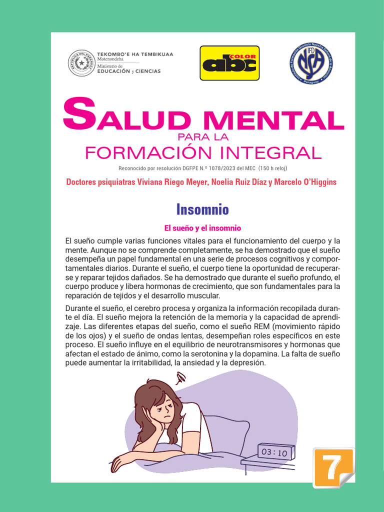 Salud Mental Fasc 7 | PDF | Pesadilla | Dormir