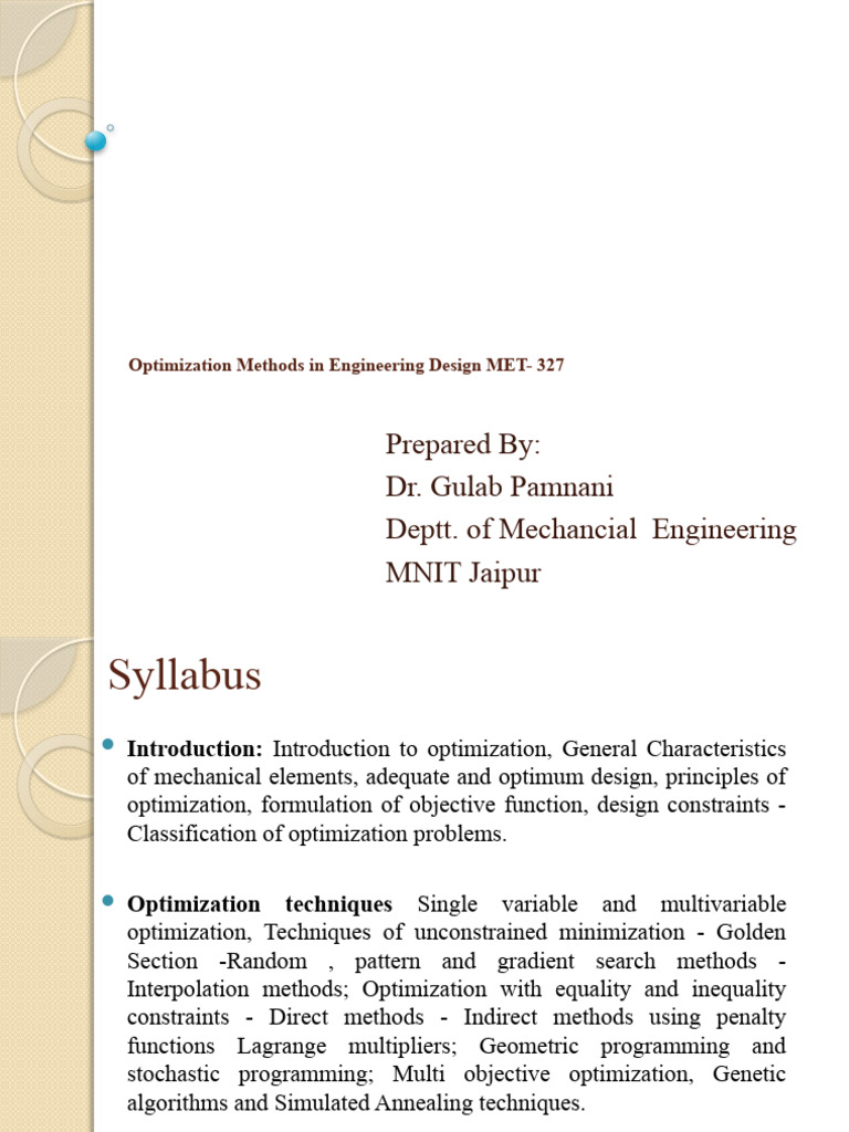 Introduction To Optimization | PDF | Mathematical Optimization | Analysis