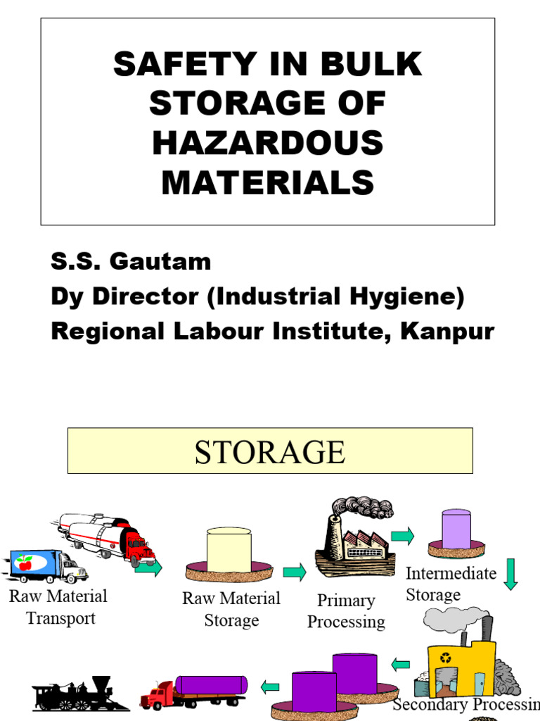 Bulk Storage of Hazardous Material | PDF | Valve | Leak