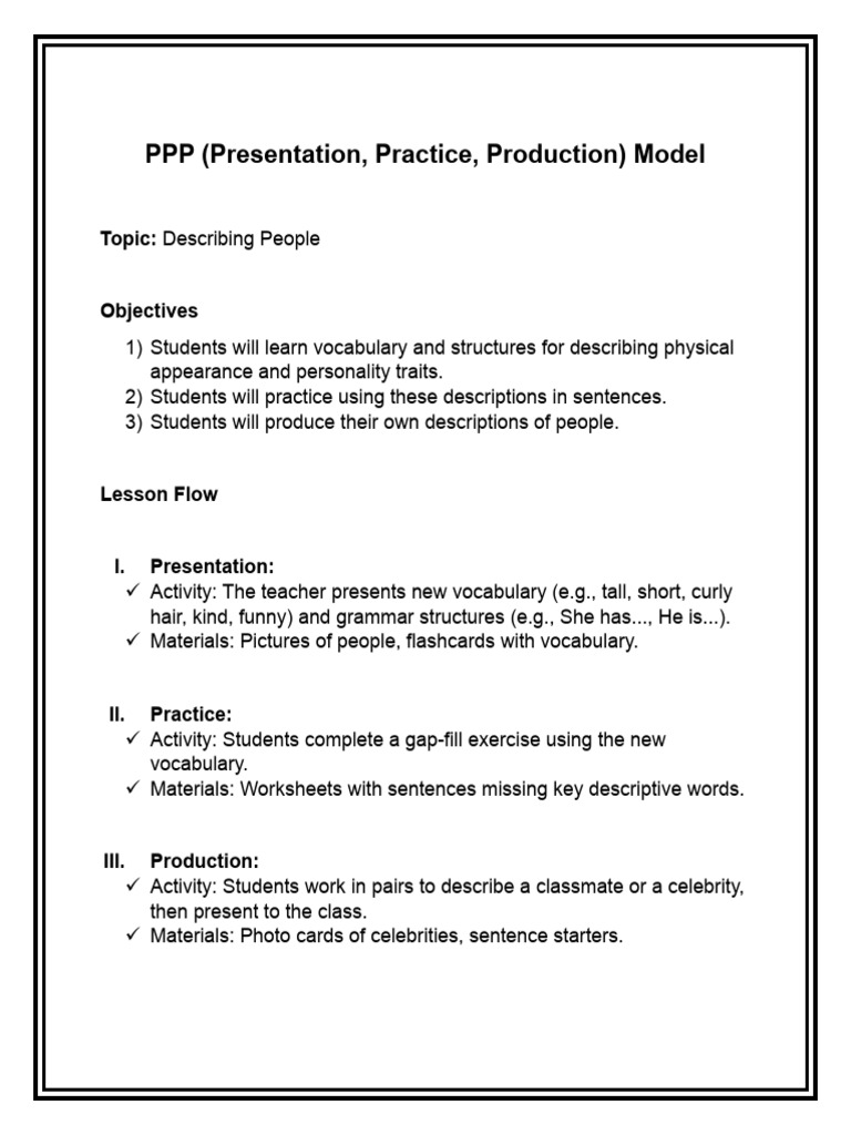 Sample Lesson Plans | PDF | Learning | Human Communication