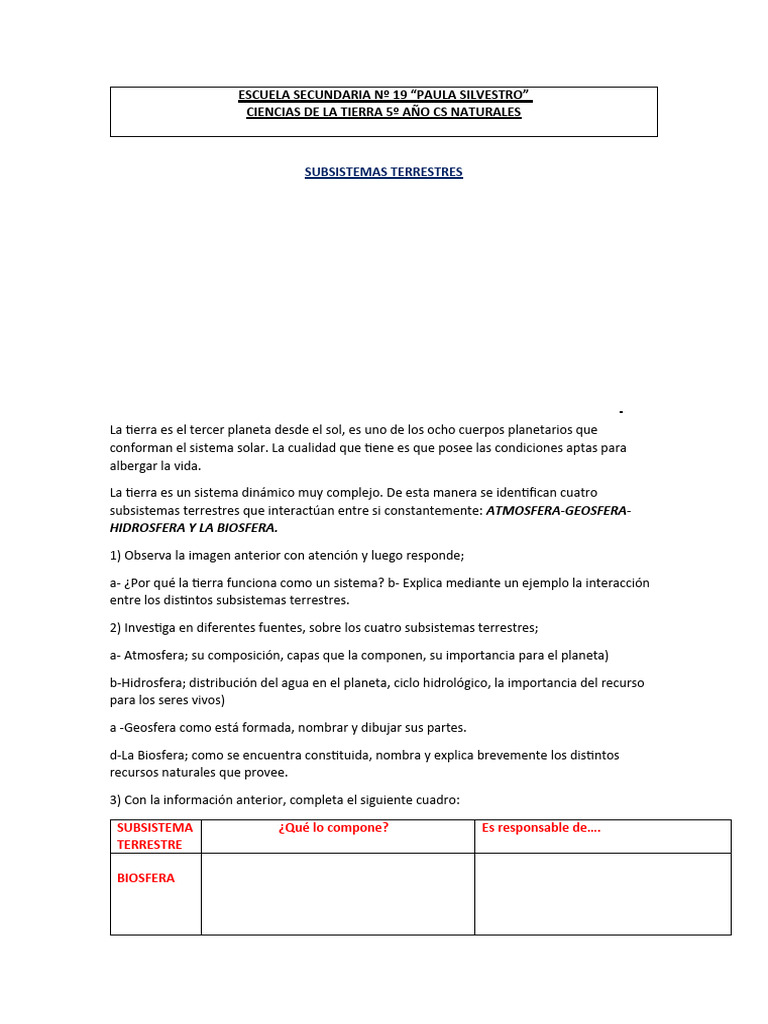 TPI Cs de La Tierra 2023 | PDF | Placas tectónicas | Suelo