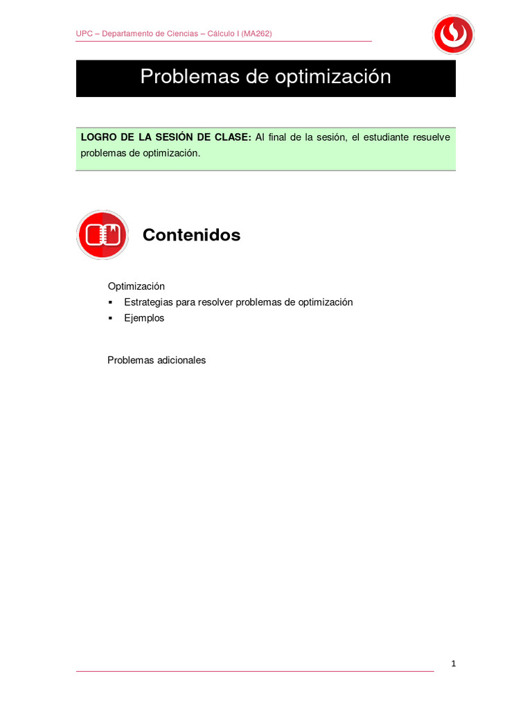 MA262 - Libro Digital - Problemas de Optimización | PDF | Optimización Matemática | Función ...