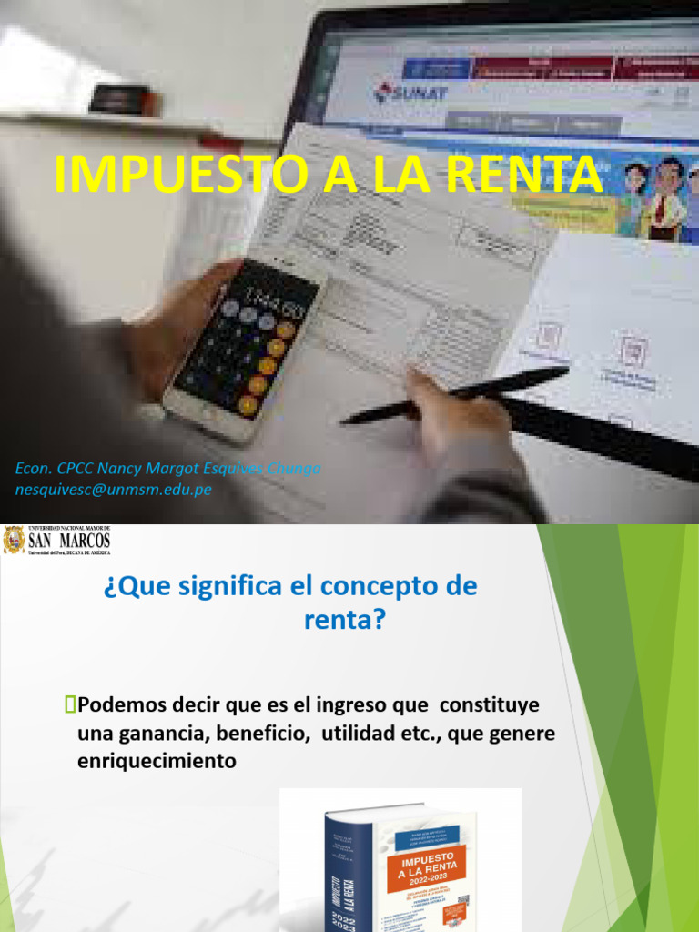 s1 Impuesto A La Renta | PDF | Impuestos | Impuesto sobre la renta