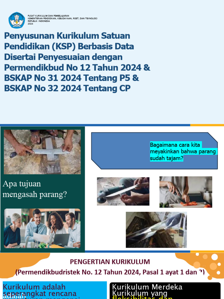 Penyusunan Kurikulum Satuan Pendidikan Berbasis Data | PDF