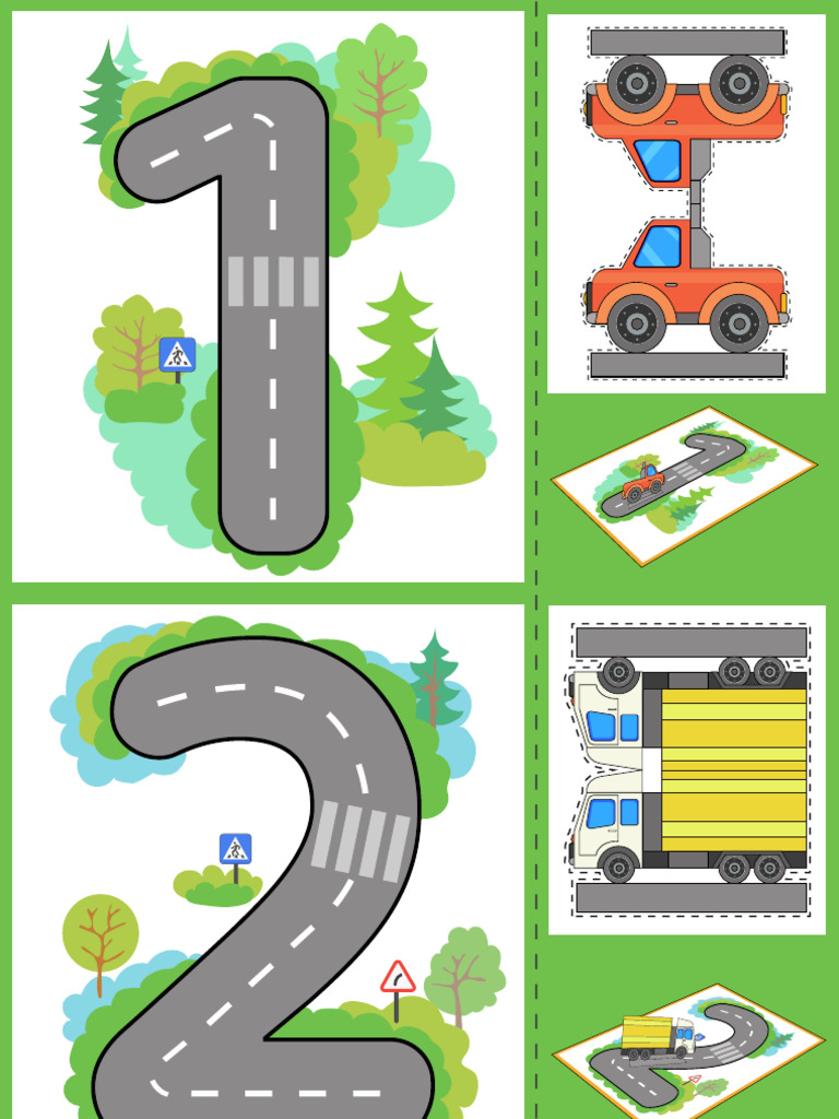 Gunting Tempel - Seri Angka | PDF