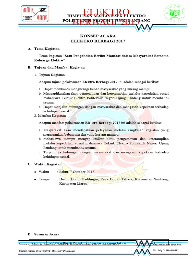 Contoh Konsep Acara | PDF