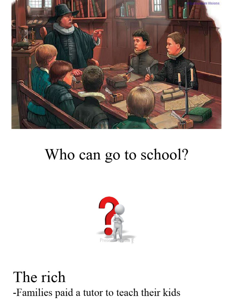 Tudor Education: Who Attends School? | PDF