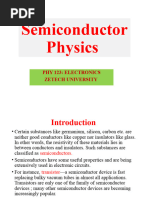 Class 12 Physics: Semiconductor Notes | PDF | Semiconductors | P–N Junction