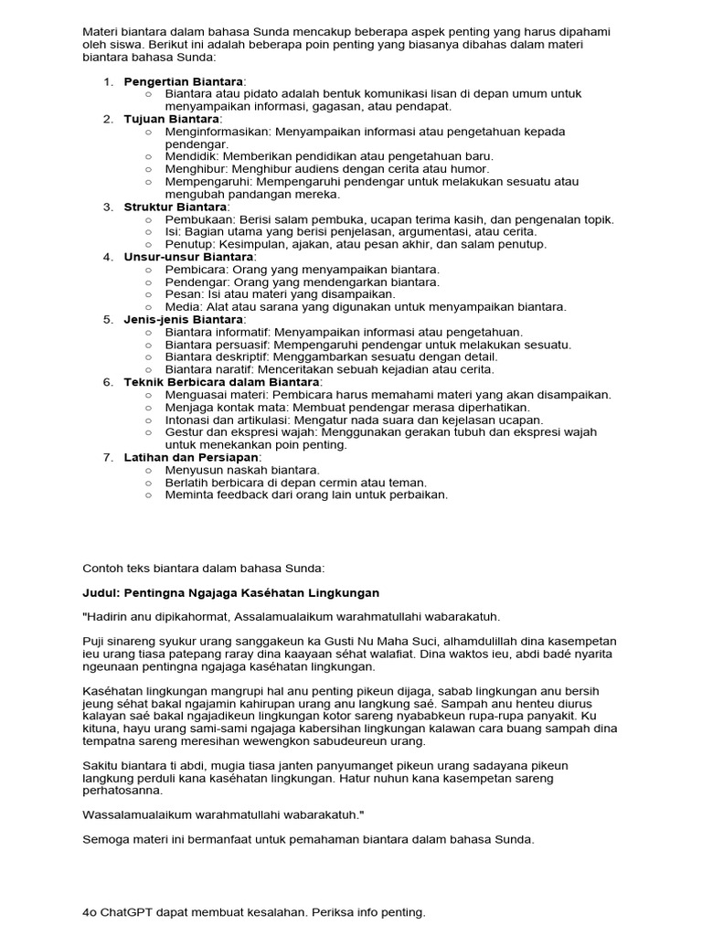 Materi Biantara Kelas 9 | PDF