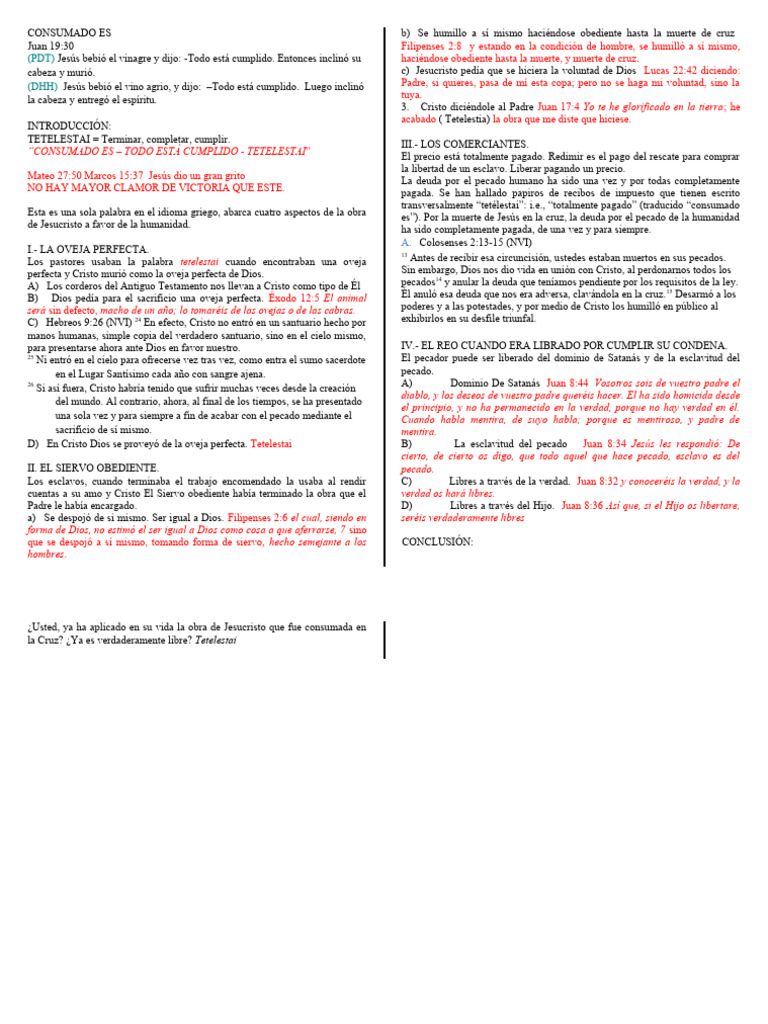 Consumado Pdf Cristo Título Jesús