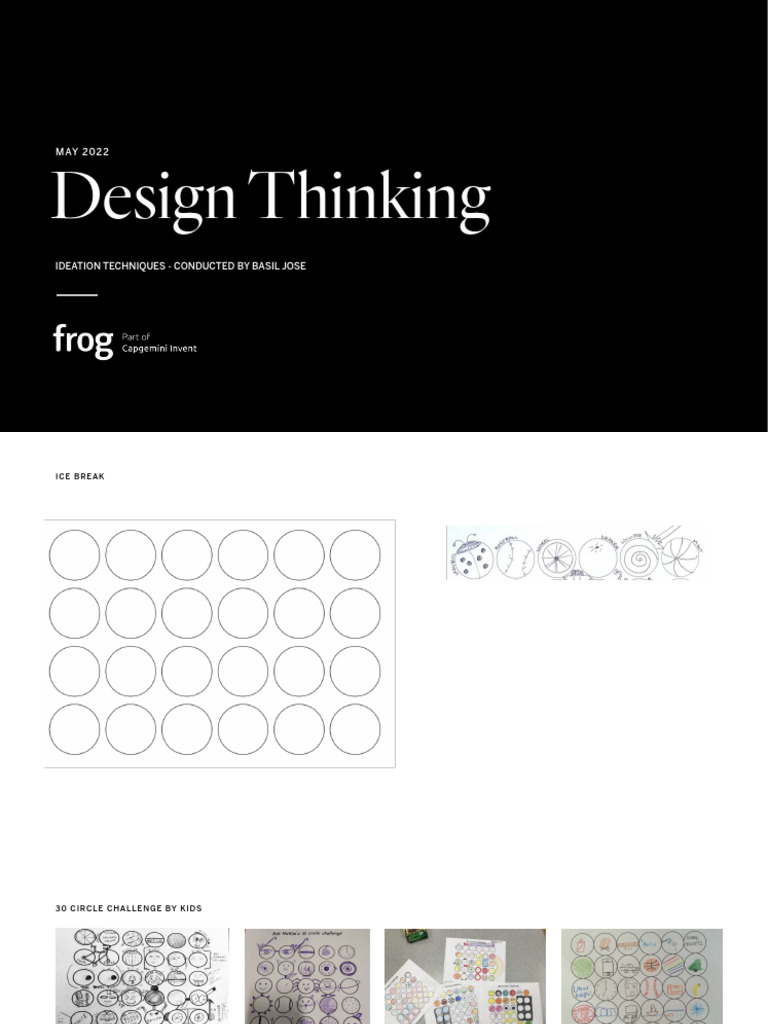 Ideation Techniques Benz Pdf Brainstorming Design Thinking