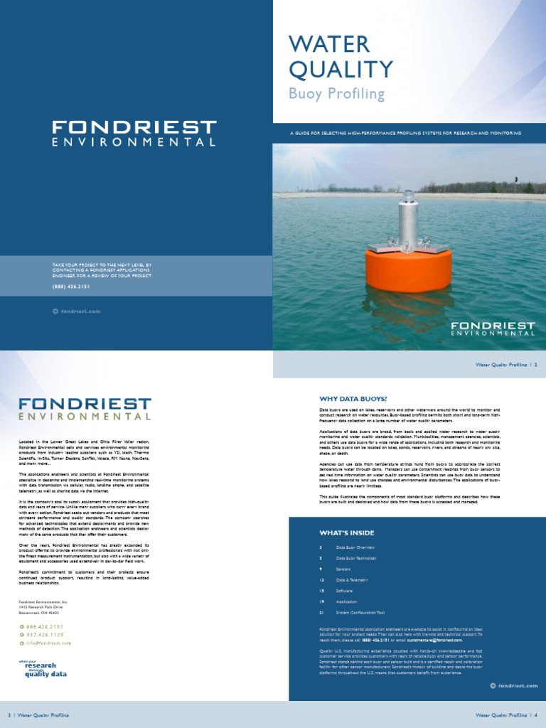 Water Quality Buoy Profiling | PDF | Ultraviolet | Water