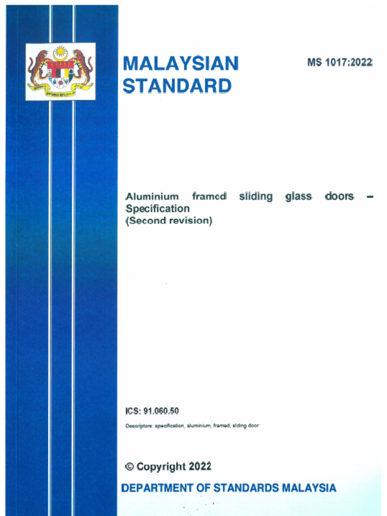 MS Alum. Sliding Door - Spec - Rev.02 | PDF