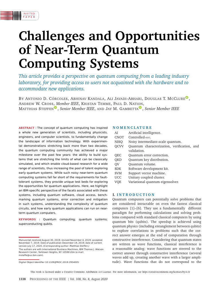 2019 RP | PDF | Quantum Computing | Computer Science