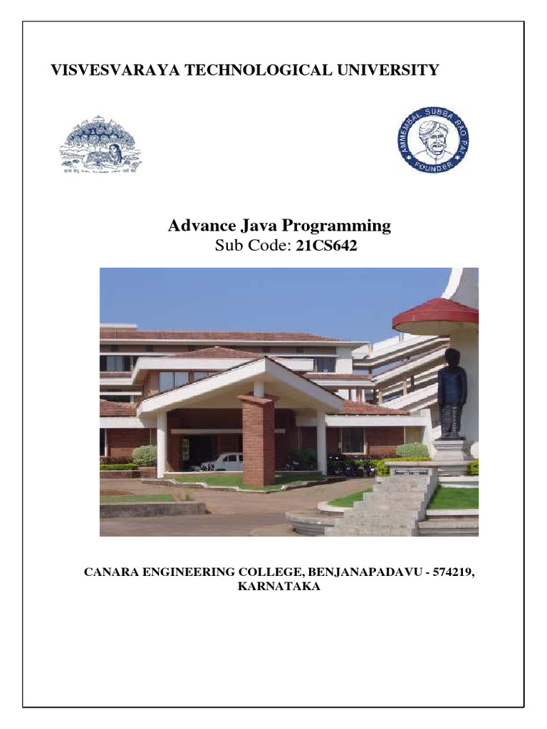 Module 1-Ajava 21CS642 - Notes-Nithin Kurup-Aiml | PDF | Method ...