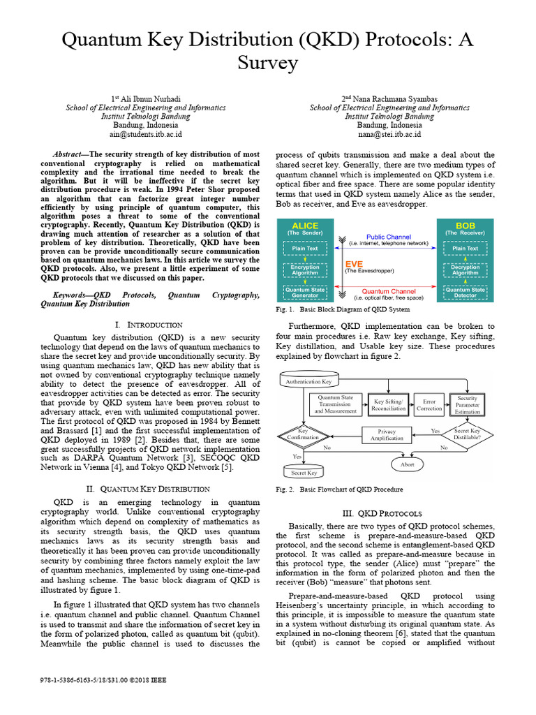 Quantum Key Distribution (QKD) Protocols: A Survey: 1 Ali Ibnun Nurhadi ...