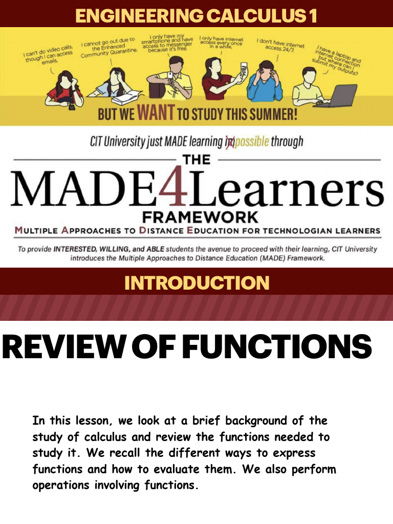 Review of Function | PDF | Function (Mathematics) | Calculus