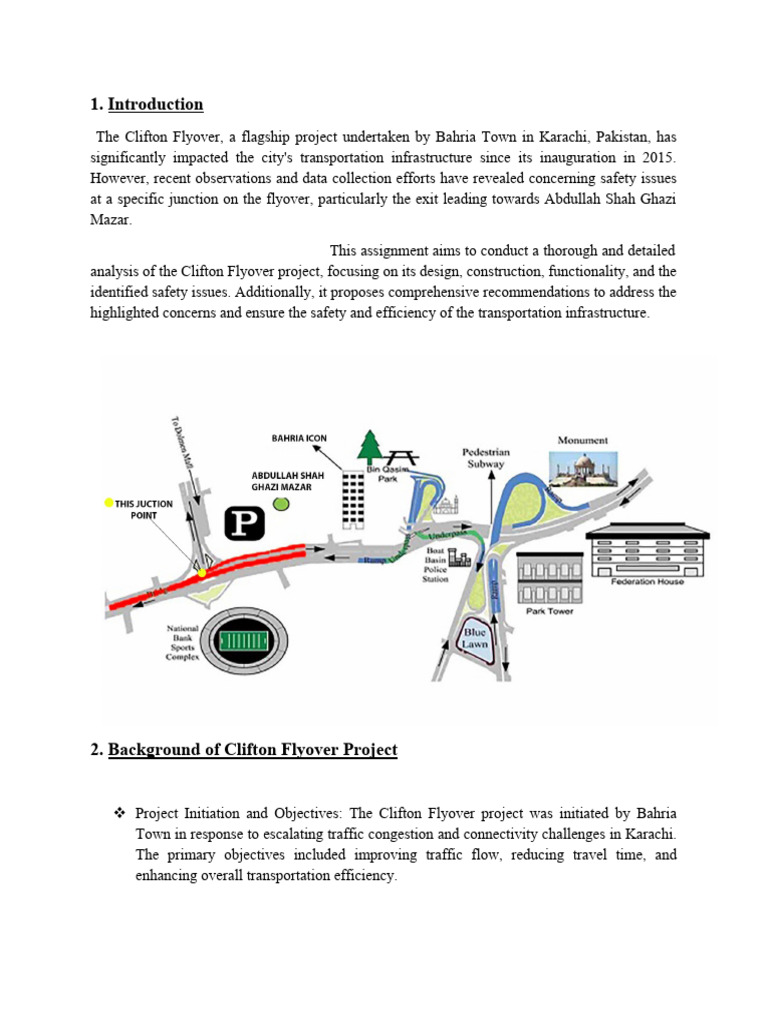 Cliftion Flyover Pdf Traffic Lane
