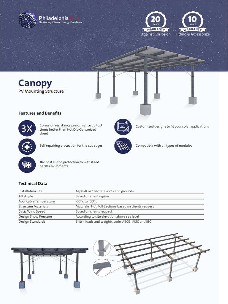 Canopy Mounting Structure | PDF
