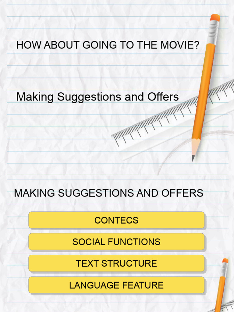 Making Suggestions and Offers Guide | PDF | Linguistics | Human ...