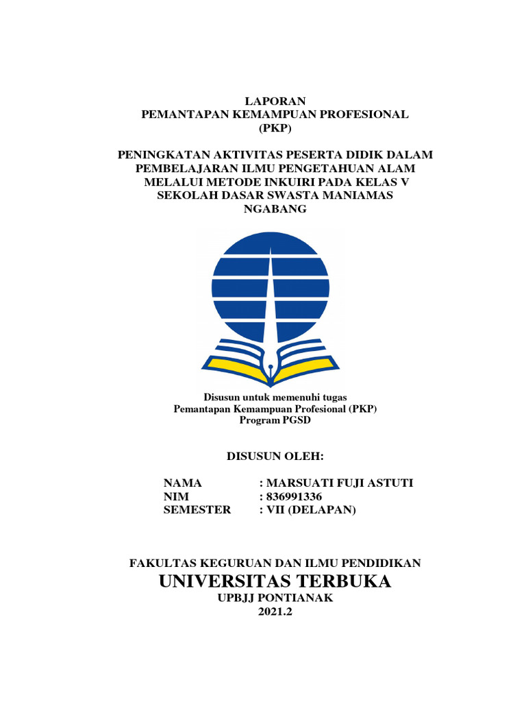 Laporan PKP Lengkap Marsuati Fuji Astuti | PDF
