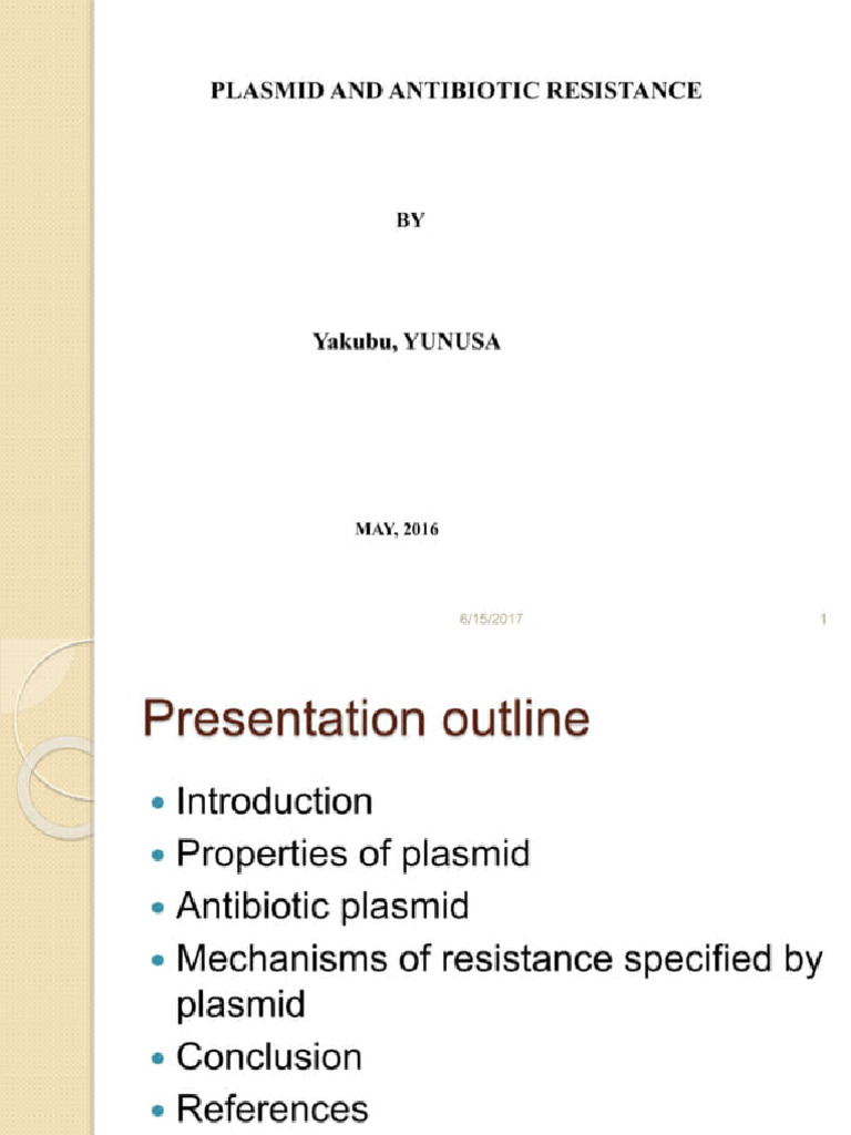 Antibiotic Resistance Pdf