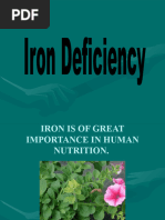 Ganzoni Formula for Iron Deficit Calculation | PDF | Anemia | Iron