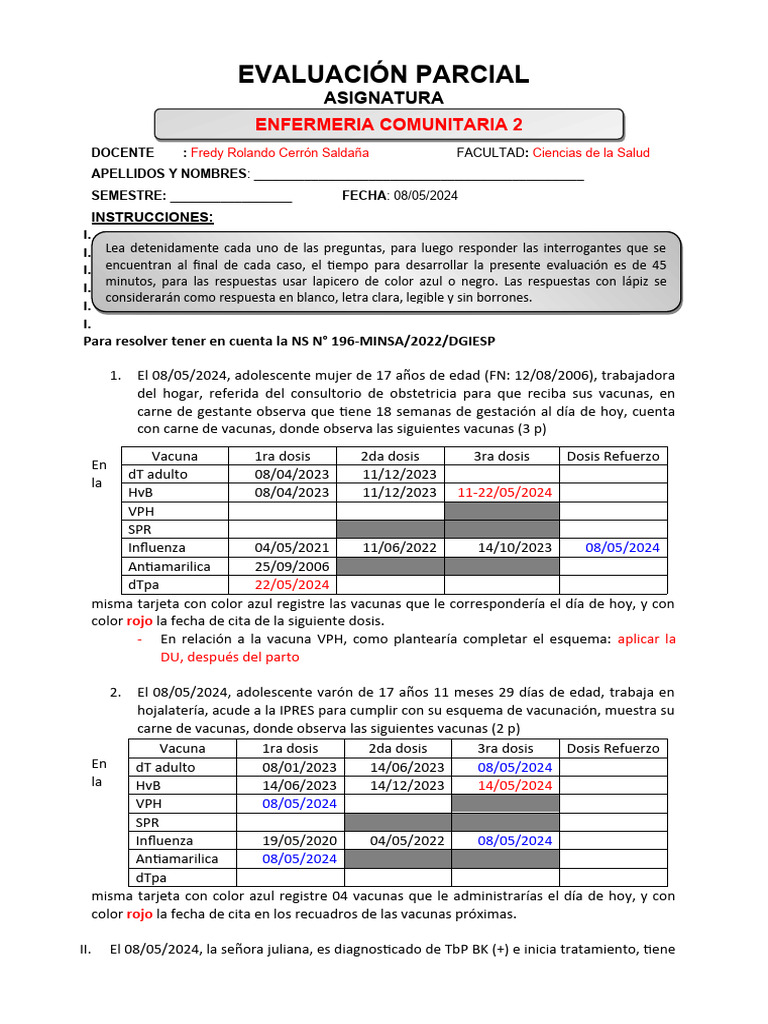 3.1 PARCIAL-PD - 1 - Rpta | PDF | Vacunas | Medicina