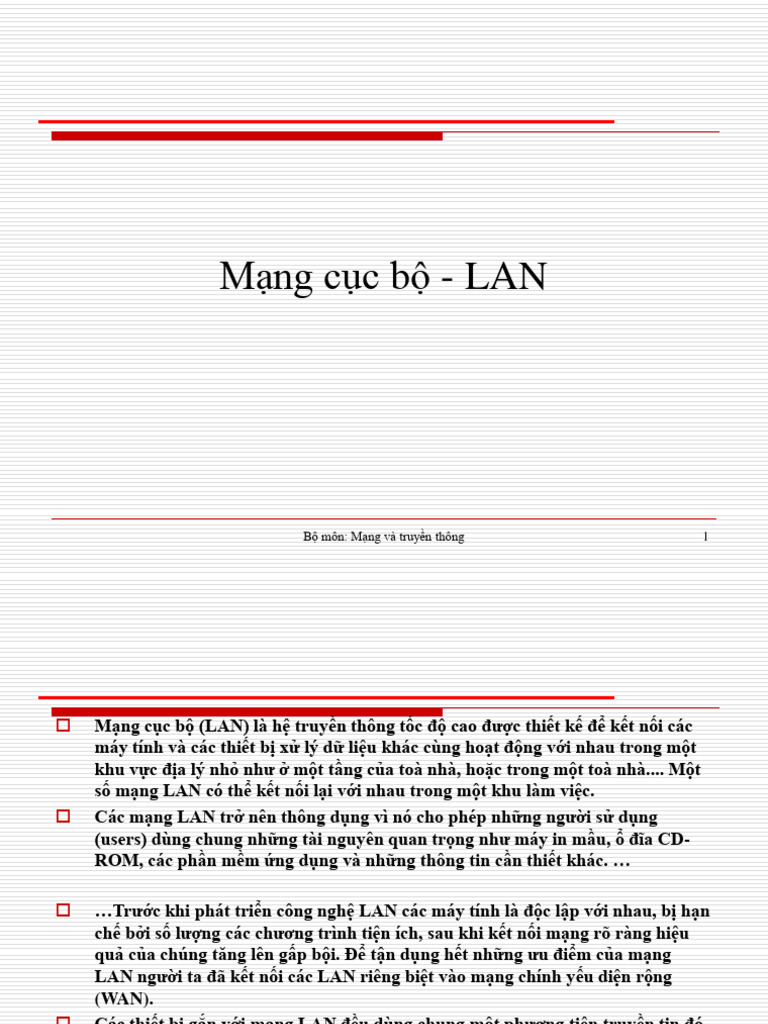 LAN | PDF