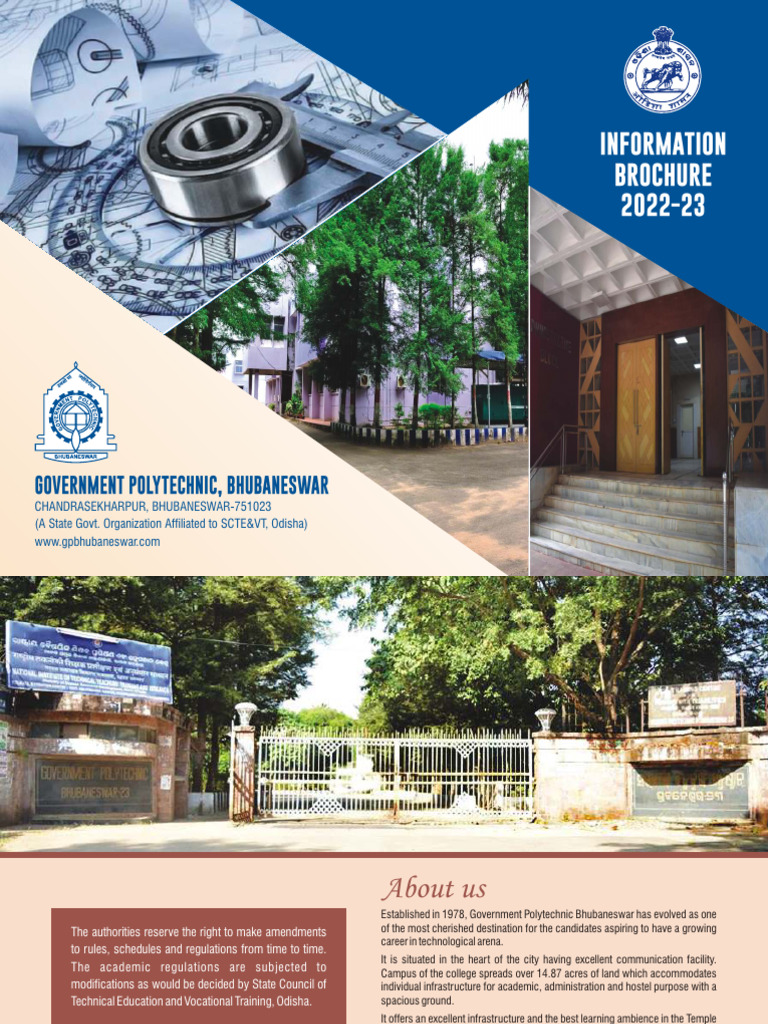 Government Polytechnic Bhubaneswar | PDF | Business