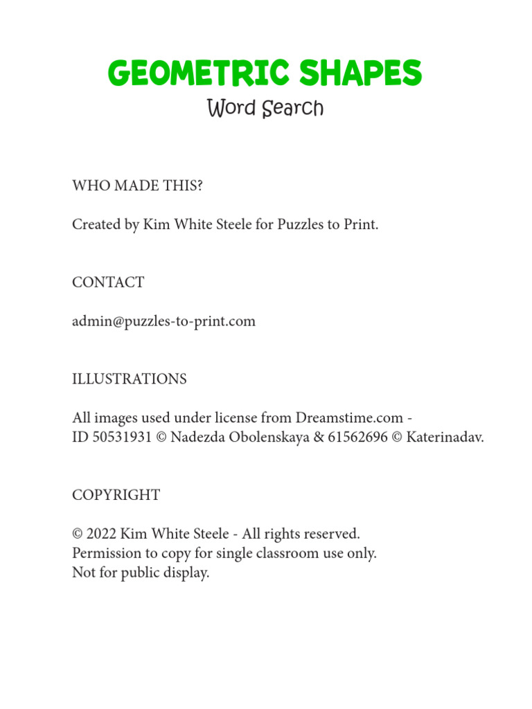 matric shapes | PDF | Word Search | Civil Law (Common Law)
